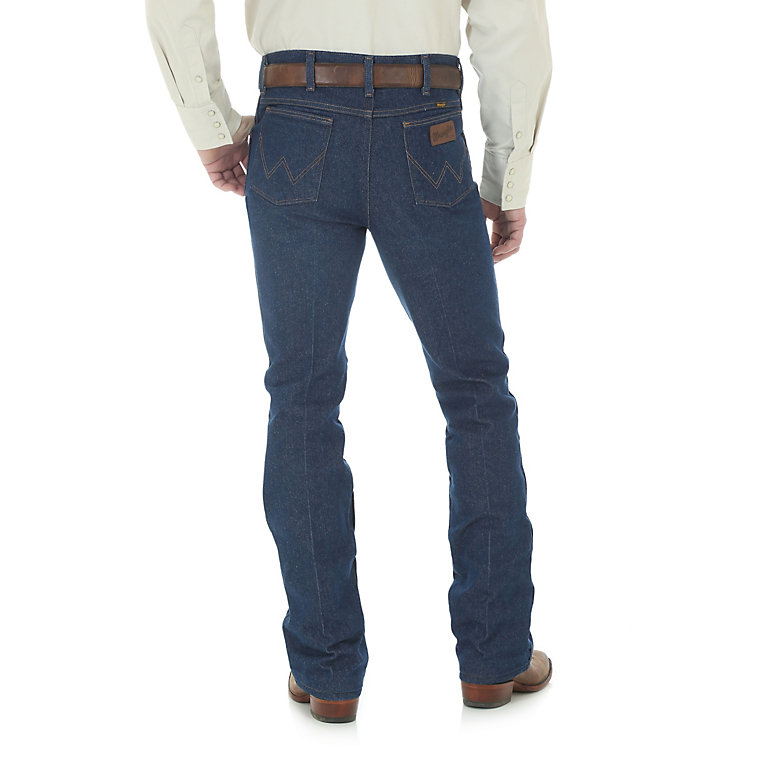 Men's Wrangler® Cowboy Cut® Regular Fit Rigid Blue Jean 945NAV | eBay
