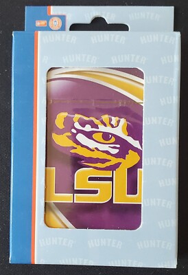 Hunter NCAA Licensed Sealed Deck of Playing Cards LSU Tigers | eBay