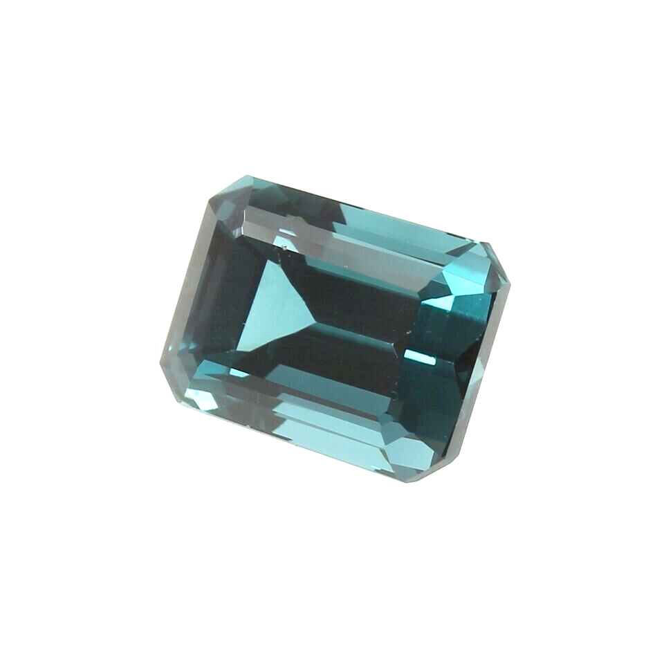 8.5X6.8mm Natural Indicolite Blue Green Tourmaline Emerald Loose ...