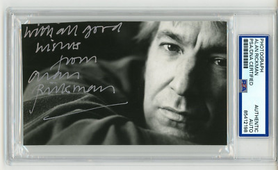 Alan Rickman ~ Signed Autographed Photo ~ PSA DNA Encased | eBay