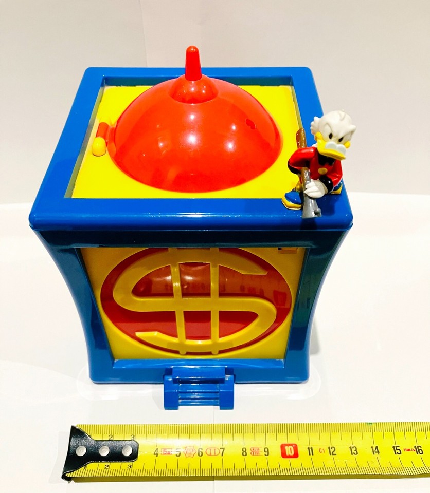 RARE! ⭐SCROOGE McDUCK FIGURE⭐ MONEY BIN PIGGY BANK⭐DISNEY⭐STATUE ...