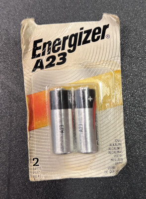 Energizer A23 Miniature Alkaline Watch/Electronic Battery 12 V ...