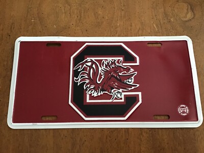 University of South Carolina Gamecocks Booster License Plate Vintage ...