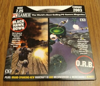 PC Gamer Demo Disc 7.25 - February 2003 - Black Hawk Down - MechWarrior ...