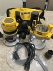DEWALT - DW618PKB - 2-1/4 HP Fixed Base + Plunge Router Combo Kit | eBay