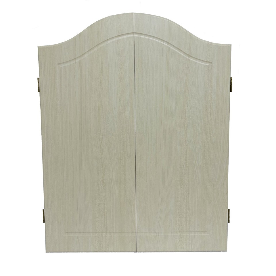 Gorilla Darts Centre Set MDF Light Oak Cabinet Set Dartboard inc Darts ...