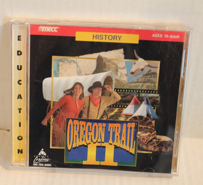 Oregon Trail II History Educational PC Computer Game CD-Rom Windows ...