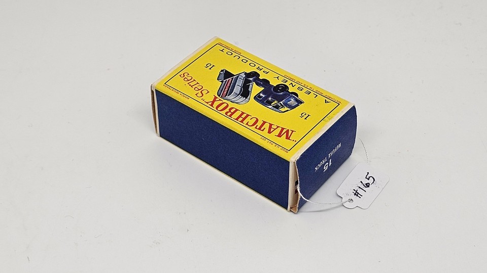 Matchbox Lesney – 15c Tippax Refuse Collector 1963 (ID#165) | eBay