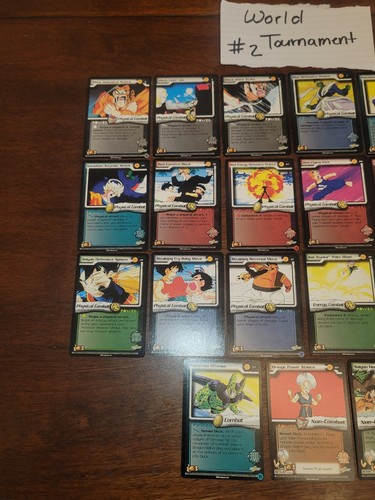 Dragon Ball Z Tcg World Tournament Saga Card Lot Common 16, Uncommon 5 ...