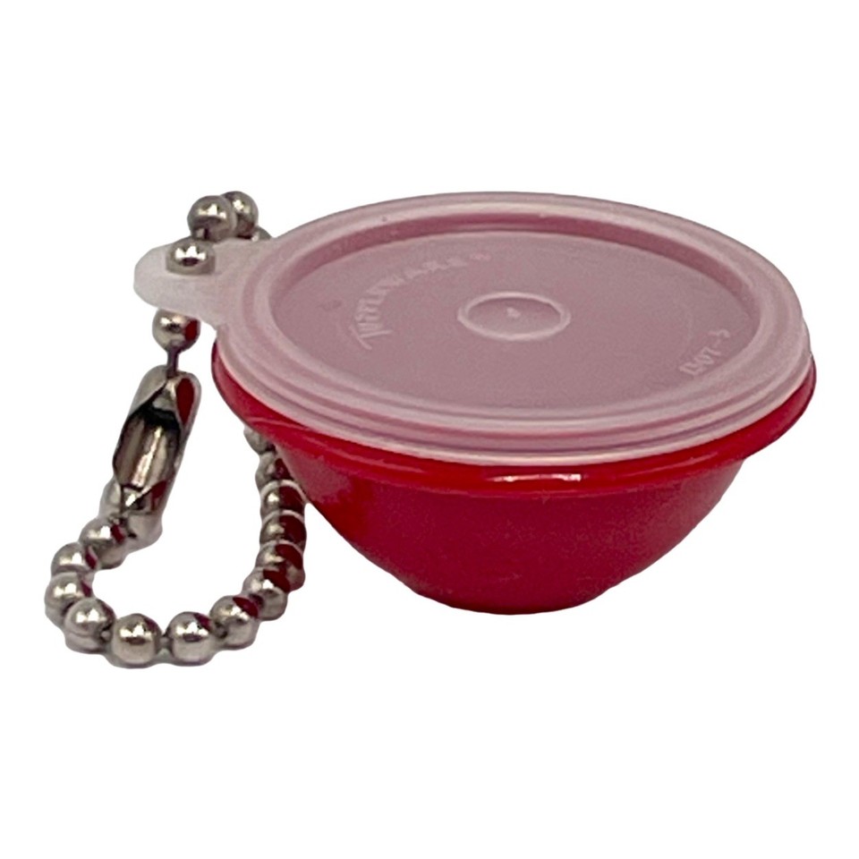 Tupperware Tiny Treasures Keychains, Magnet, Mini Divided Salt and ...