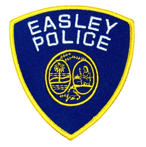 EASLEY SOUTH CAROLINA SC Sheriff Police Patch STATE SEAL PALMETTO PALM ...