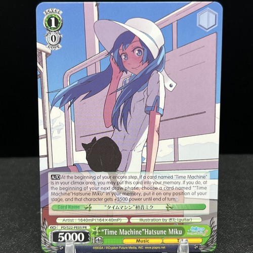Time Machine Hatsune Miku PD/S22-PE05 PR Project Diva Weiss Schwarz ...