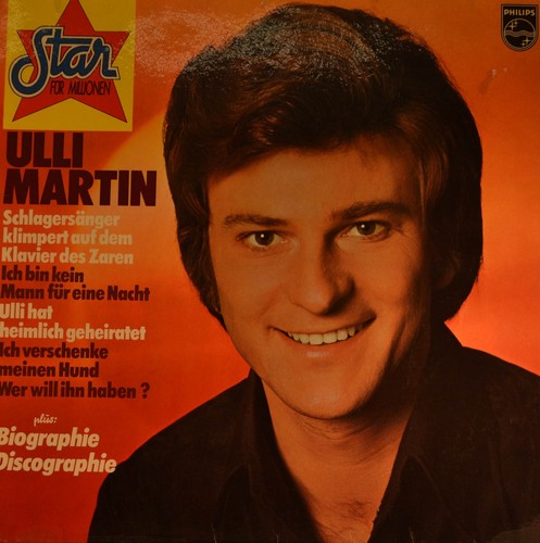 ULLI MARTIN - SCHLAGERSÄNGER KLIMPERT AUF DEM KLAVIER AUS ZAREN 12" LP ...