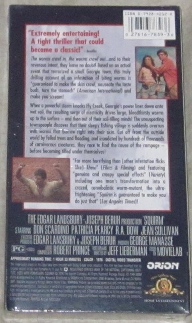 Squirm (VHS, 1999, Movie Time) for sale online | eBay