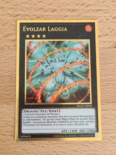 Evolzar Laggia ︎YUGIOH ︎MGED ︎PREMIUM GOLD RARE ︎FRENCH ︎NM #0441 | eBay