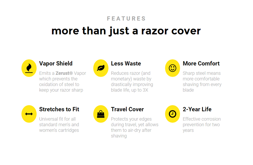 SteelBee Razor Saver | Anti-Rust Razor Cover | Blade Life-Extender | eBay