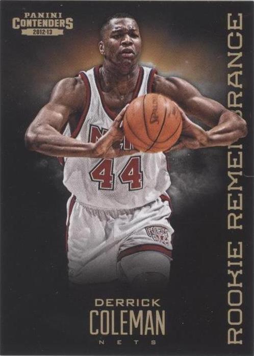 2012-13 Panini Contenders - Rookie Remembrance Derrick Coleman #20 for ...