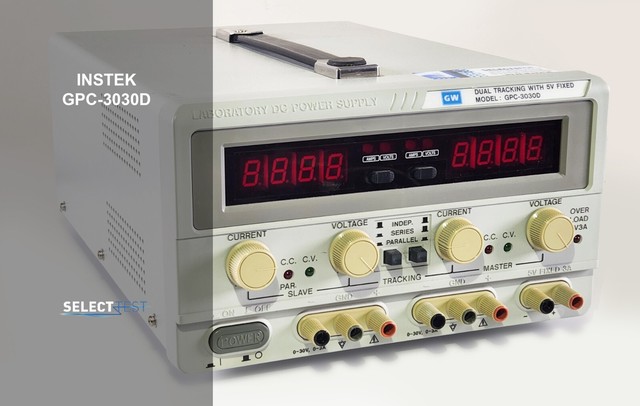 Gpc-3030d GW Instek Dual Tracking Power Supply With 5v Fixed for sale ...