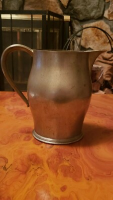 Authentic Antique Insico Pewter 509 Pitcher Stamped 7.5" Tall | eBay