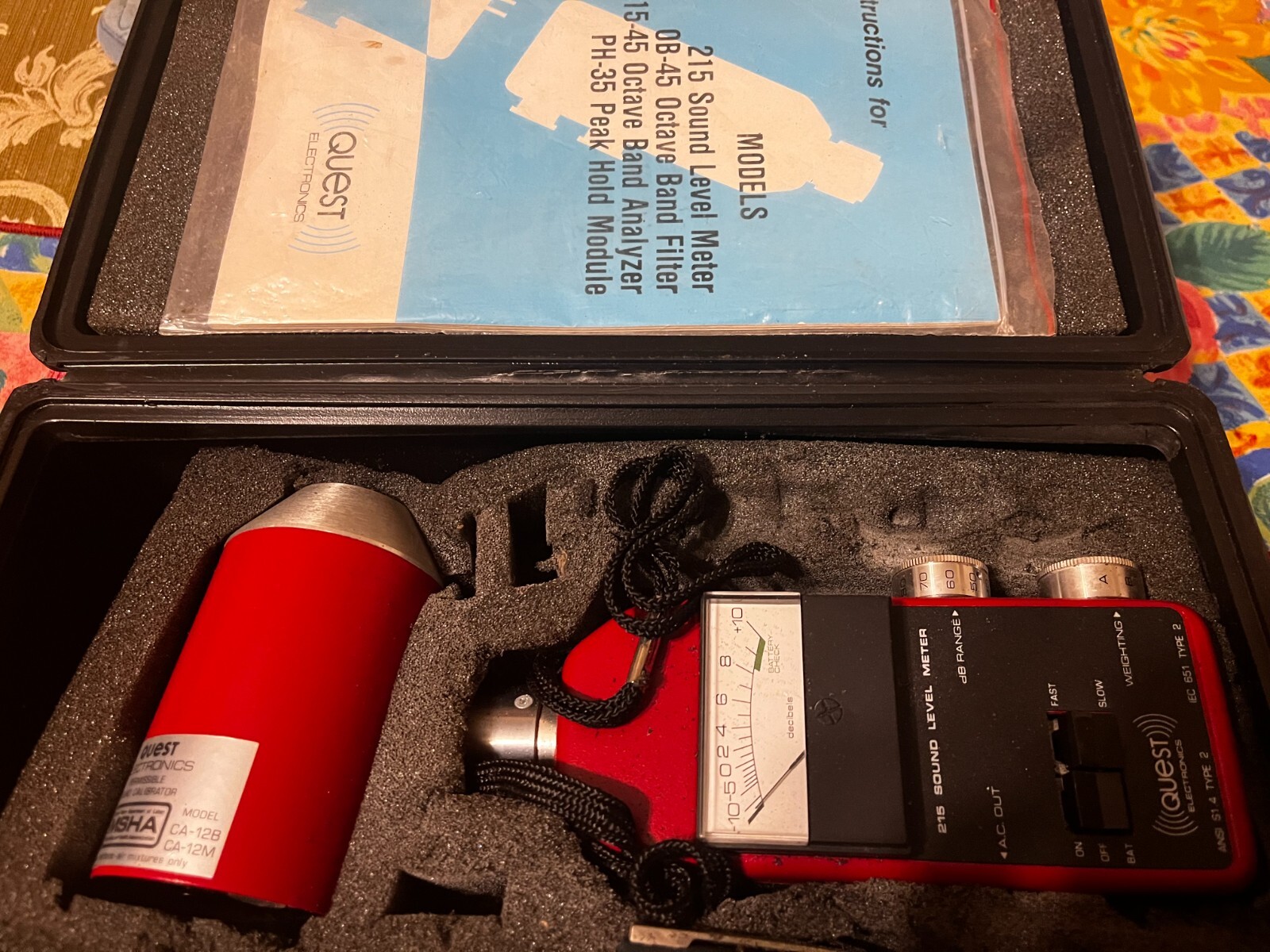 Quest Electronics Sound Level Meter Model 211A, new batteries, tested ...