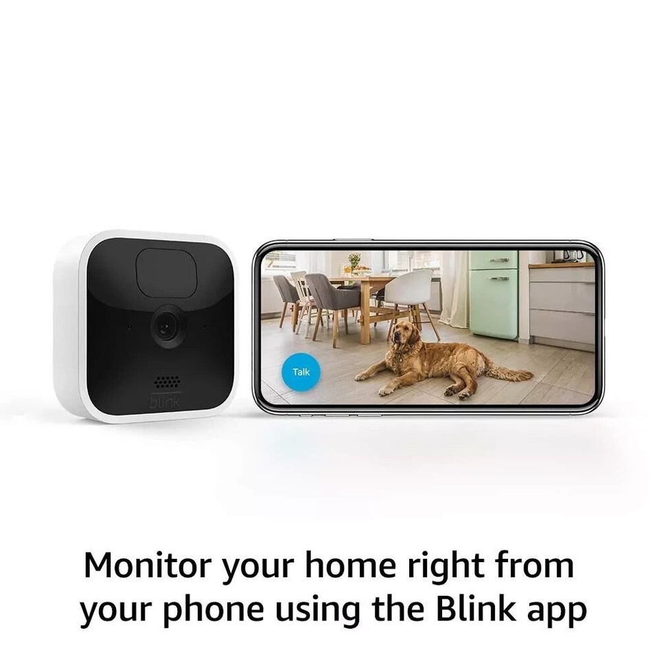 BLINK INDOOR WIRELESS HOME SECURITY ADD-ON CAMERA 3rd gen (SYNC MODULE ...