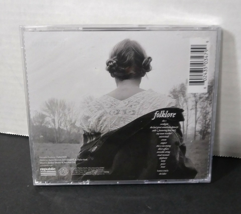 Folklore: Taylor Swift 2020 Alternative Rock UK Import With Bonus Track ...
