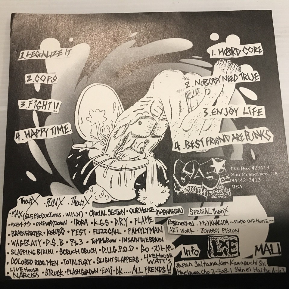 Lie – Legalize It 7" EP 2000 625 Thrashcore – 625#34 VG+/VG+ | eBay