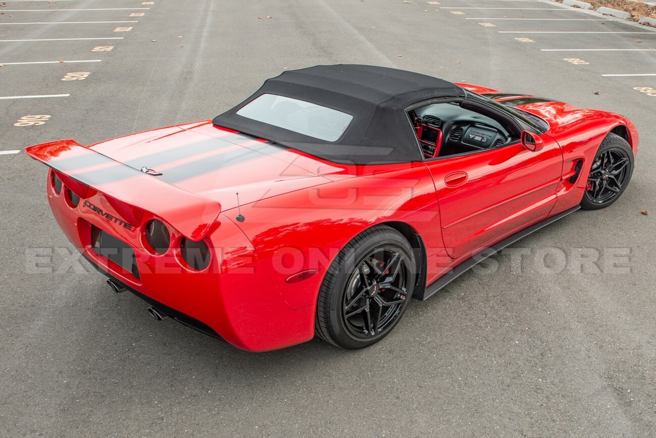 For 97-04 Corvette C5 | ZR1 Style Carbon Fiber Side Skirts Rocker Panel ...