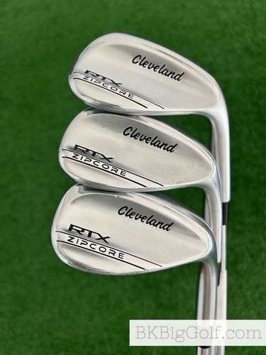 Cleveland RTX Zipcore Chrome 3 Wedge Set (50, 54, & 58 Degrees) | eBay