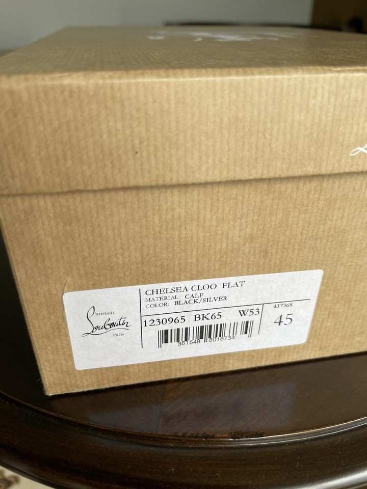 Christian LOUBOUTIN Men’s Cloo Ankle Smooth Leather Boots SIZE EU 45 ...