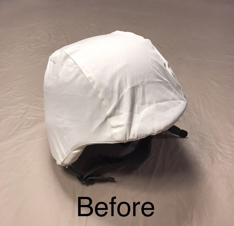 White/Gray 18x18” Reversible Snow/Urban Camo Netting Helmet Scrim ACH ...