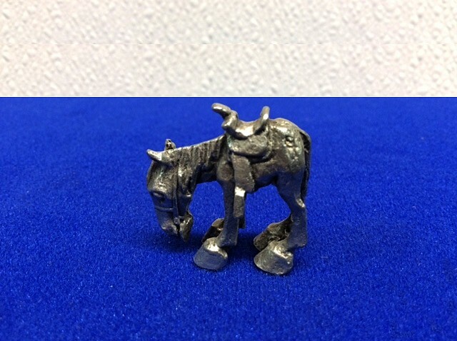 Boyd Perry Little Buckwheat #1 Horse ~ Casted by Roger Wheeler, Pewter ...