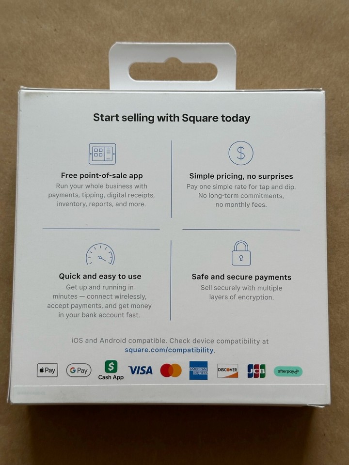 NEW SQUARE READER FOR CONTACTLESS AND CHIP A-SKU-0792 FAST FREE ...