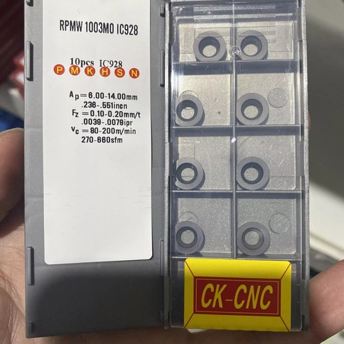 10pcs RPMW 1003 MO IC928 RPMW1003MO IC928 Carbide Milling insert For EMR 5R Tool | eBay Australia