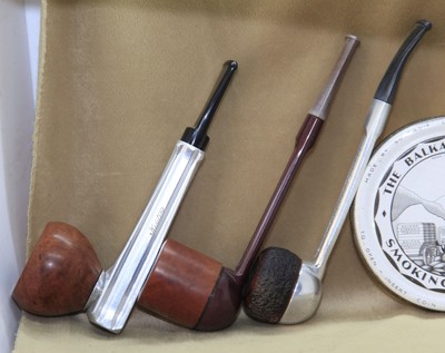 3 ALUMINUM Estate Pipes: FALCON FD19 + FALCON FDF + Incomplete KIRSTEN ...