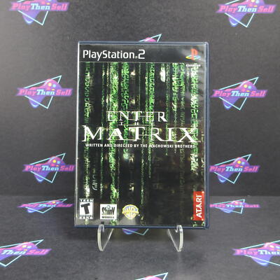 Enter The Matrix PS2 PlayStation 2 - Complete CIB | eBay