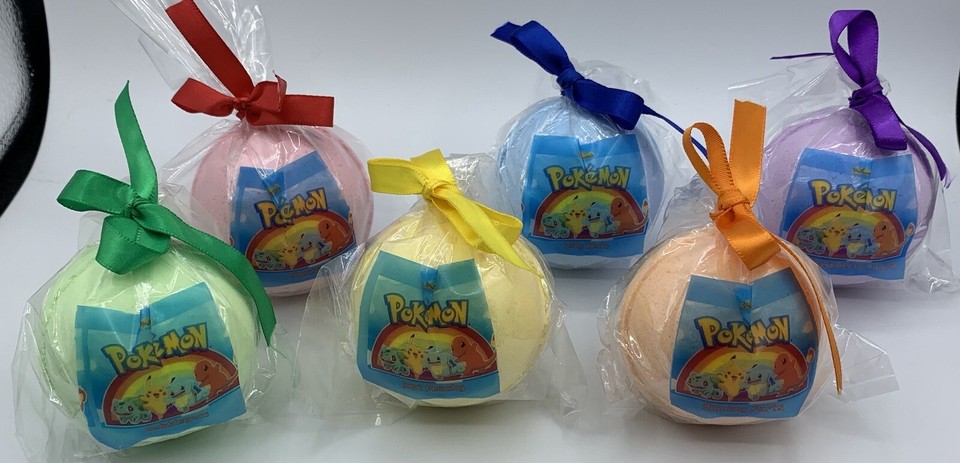 Jumbo Pokemon 6-pack XL 5.5 oz Bath Bomb Gift Set for Kids | eBay