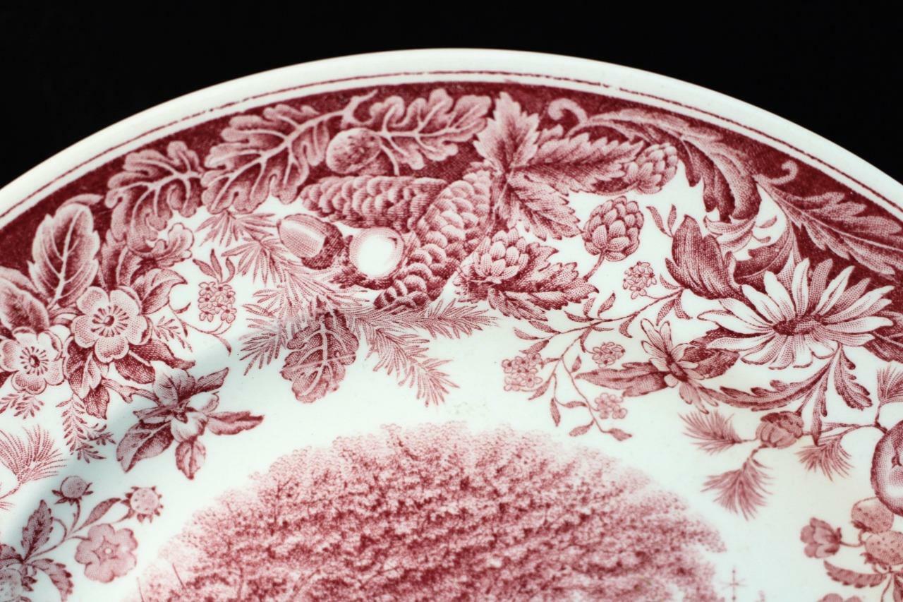 Wedgwood VASSAR COLLEGE PINK Dinner Plate 1929 The Chapel GREAT ...