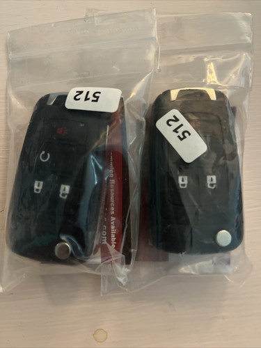 2x RemotesRemotes.com Key Fob New Uncut Lock Unlock Panic Remotes ...