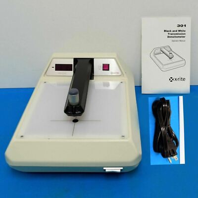 X-rite 301 Transmission Densitometer W/Power Cable & manual Latest ...