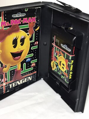 MS PAC MAN - Sega Genesis - Complete Classic Game | eBay