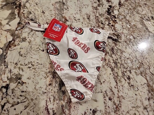 True Vintage Satin Womens NFL Football String Thong Panty Super Bowl ...