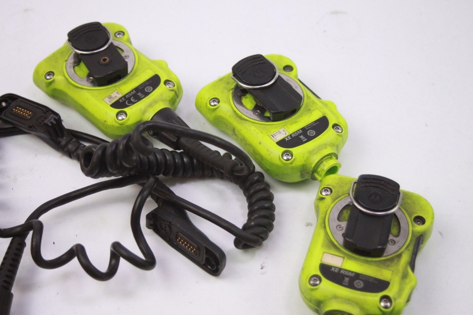 Lot of 8 Motorola XE RSM NNTN8203A Remote Speaker Mics Untested As Is ...