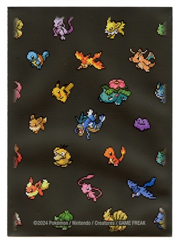 Pixel Pokemon Individual Card Sleeve Pokemon Center Original | eBay