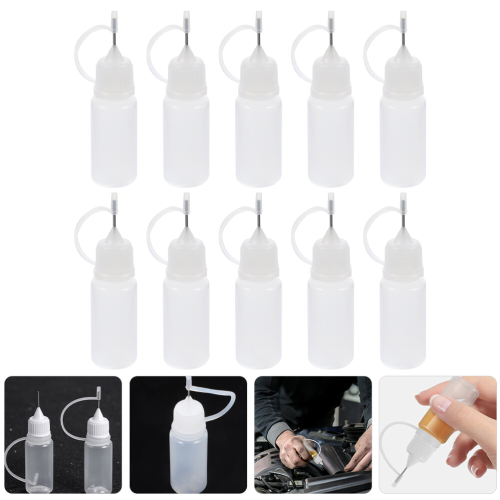 30 Pcs Small Glue Bottles Needle Tip Squeeze Fine Applicator Plastic | eBay