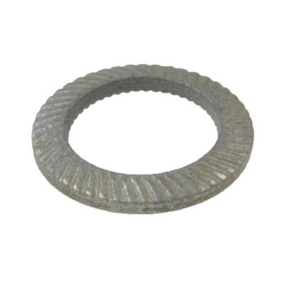 M12 x 18mm x 1.4mm Zinc Schnorr Type VS Serrated Safety Washer High ...
