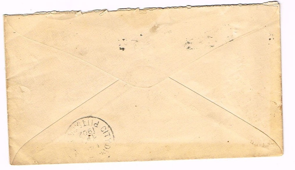 Scott U362 1902 Pittsburg PA cancel Cover | eBay
