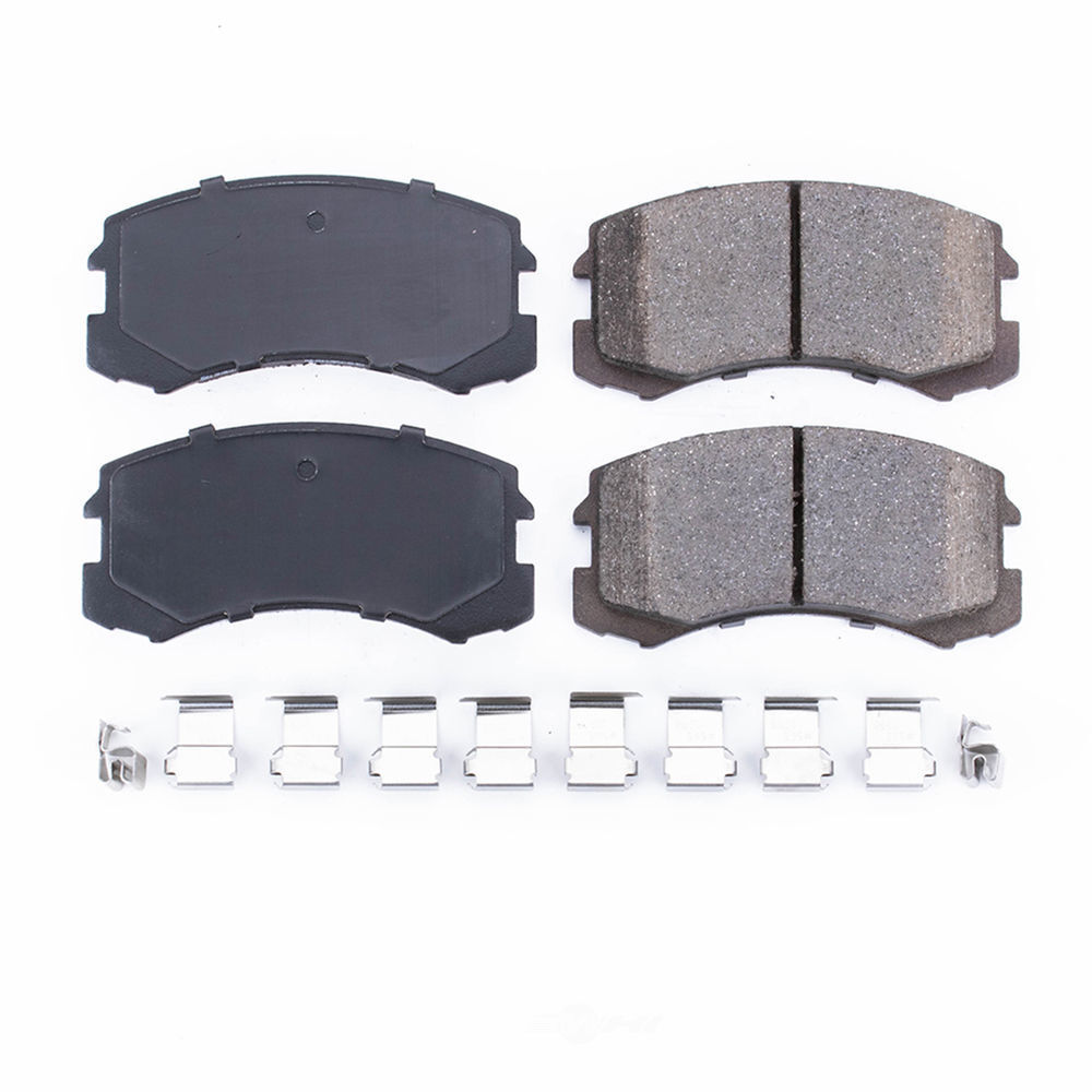 PowerStop 17904 Disc Pads and Brake Shoes - Disc Brake Pad Set, Front ...