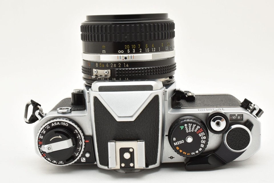 [N MINT+++ w/Strap] Nikon FE2 silver Film Camera Ai-s Ais 50mm F/1.4 ...