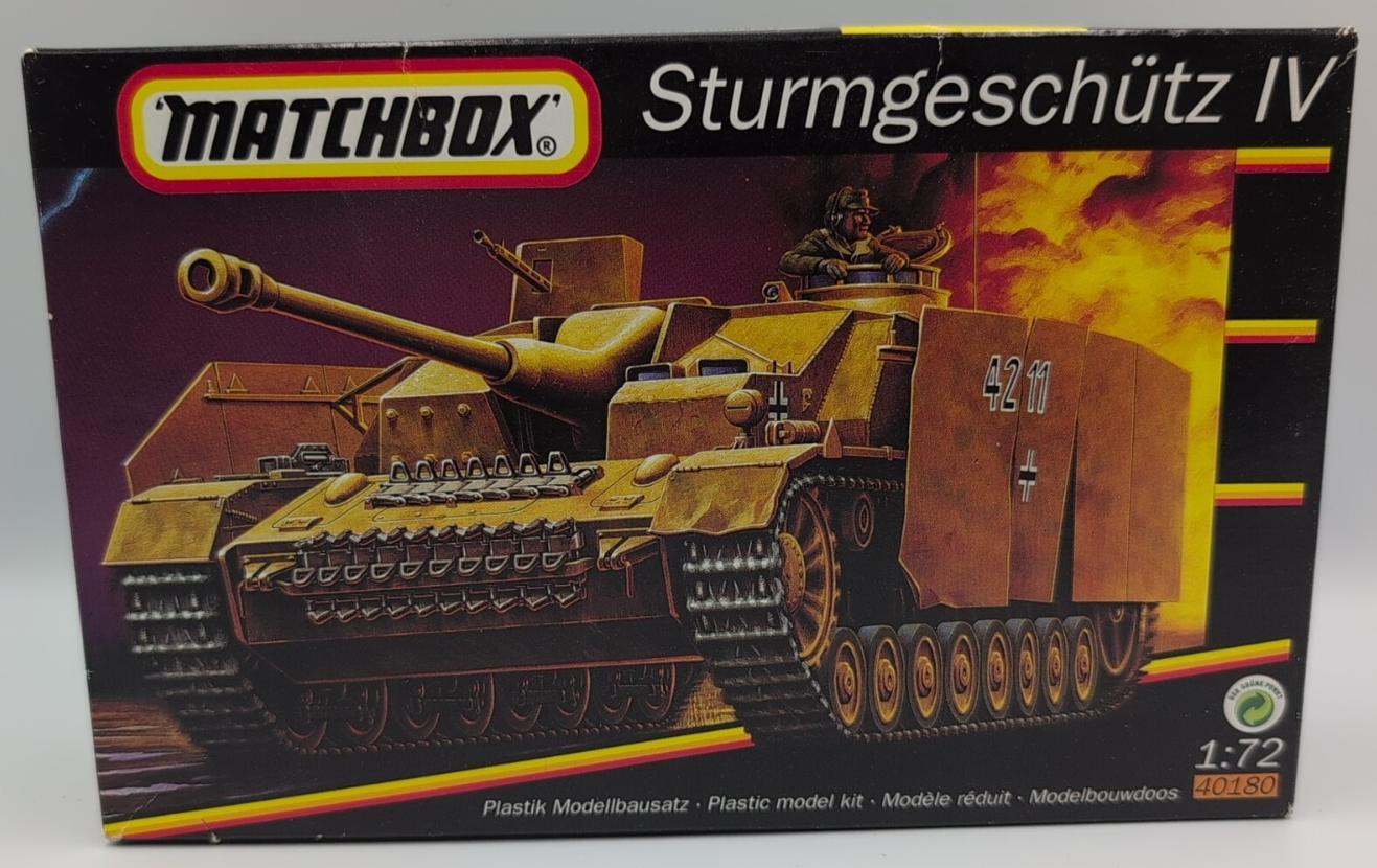 Matchbox Sturmgeschutz IV 1:72 German Military Tank Model Kit 40180 ...